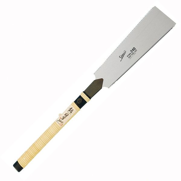 Ножовка Shogun Ryoba Universal, Rip/Cross/Slant, 240мм, деревянная ...