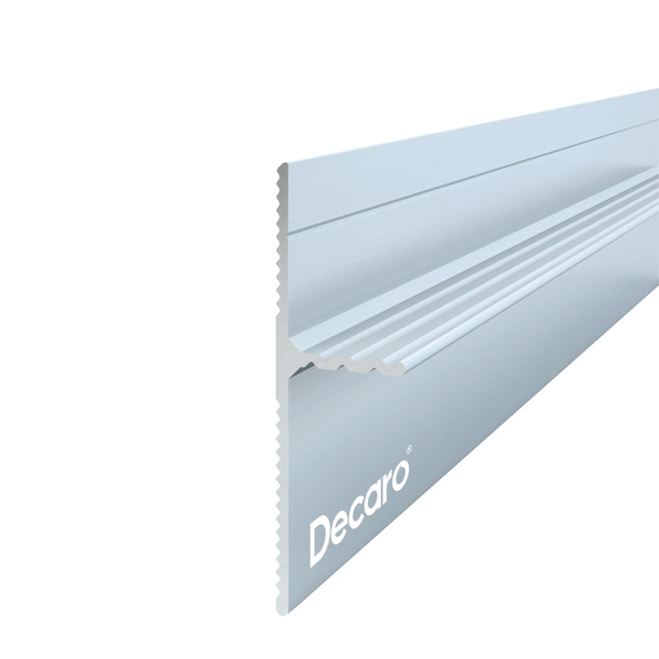 Теневой профиль Decaro Engineering для ГКЛ потолка и пола скрытого монтажа под покраску D004 ...