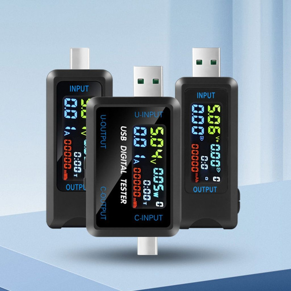 Тестер USB Type C с экраном купить на OZON по низкой цене (1831974190)