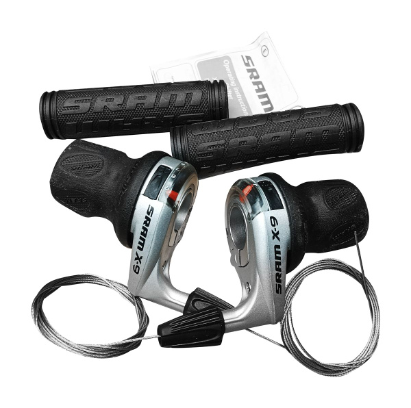 Шифтеры + грипсы SRAM X.9. TWIST 3+9 скоростей. - купить с доставкой по ...