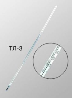 Термометр лабораторный ртутный ТЛ-3 № 1 0...+450С - купить по выгодной ...