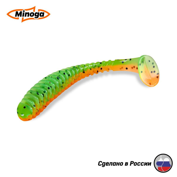Силиконовая приманка Minoga Action 3" (8шт) 75мм, цвет 623 купить c ...