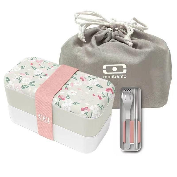 Ланч-бокс Monbento, 1000 мл, 3 шт, светло-зеленый, бирюзовый - купить ...