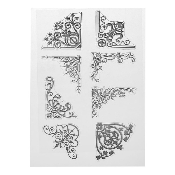 Штамп декоративный,YS-T006 прозрачный силиконовый штамп, 1 комплект купить на OZON по низкой ...