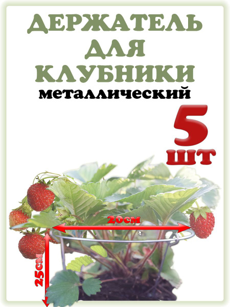 Подставка под клубнику d20, подпорка для клубники, опора держатель для ...