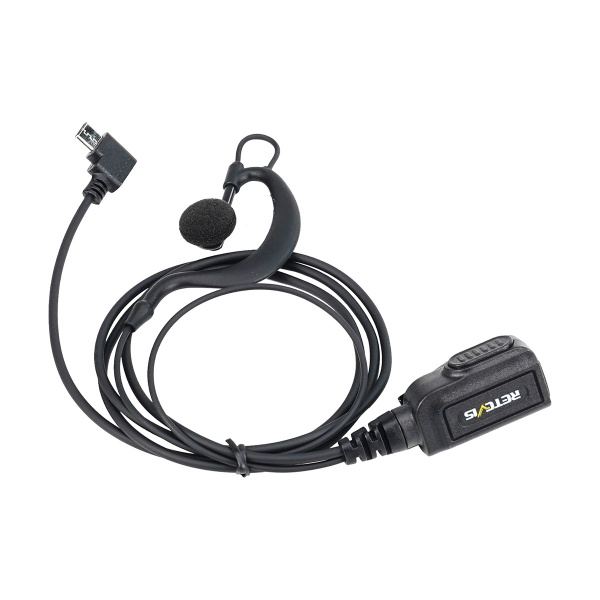 Тангента для рации RETEVIS Наушники EEL001 G-образной Типа-C для рации ...