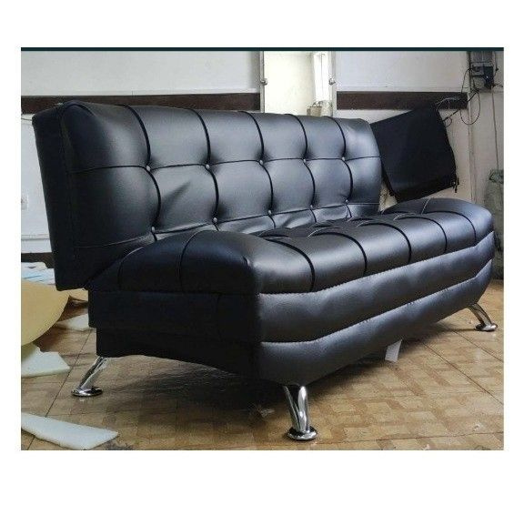 Прямой диван кожа, механизм PUFF, 115х45х190 см - купить по низкой цене ...