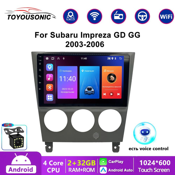 TOYOUSONIC Автомагнитола, диагональ: 9", 2 DIN, 2ГБ/32ГБ купить на OZON по низкой цене (1577835661)