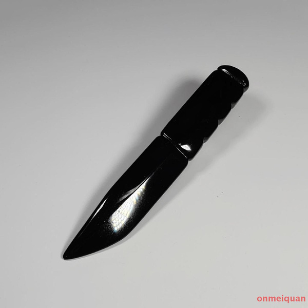 14cm Сувенирный Ритуальный Магический Нож из Обсидиан нирный Ритуальный ...