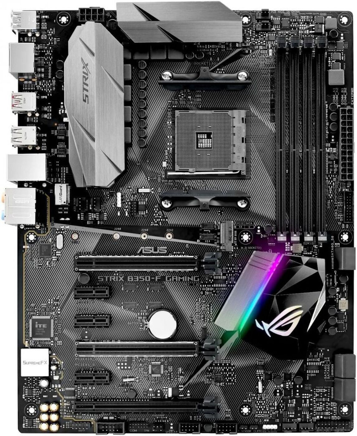 Купить материнскую плату ASUS ROG STRIX B350-F GAMING по низкой цене ...