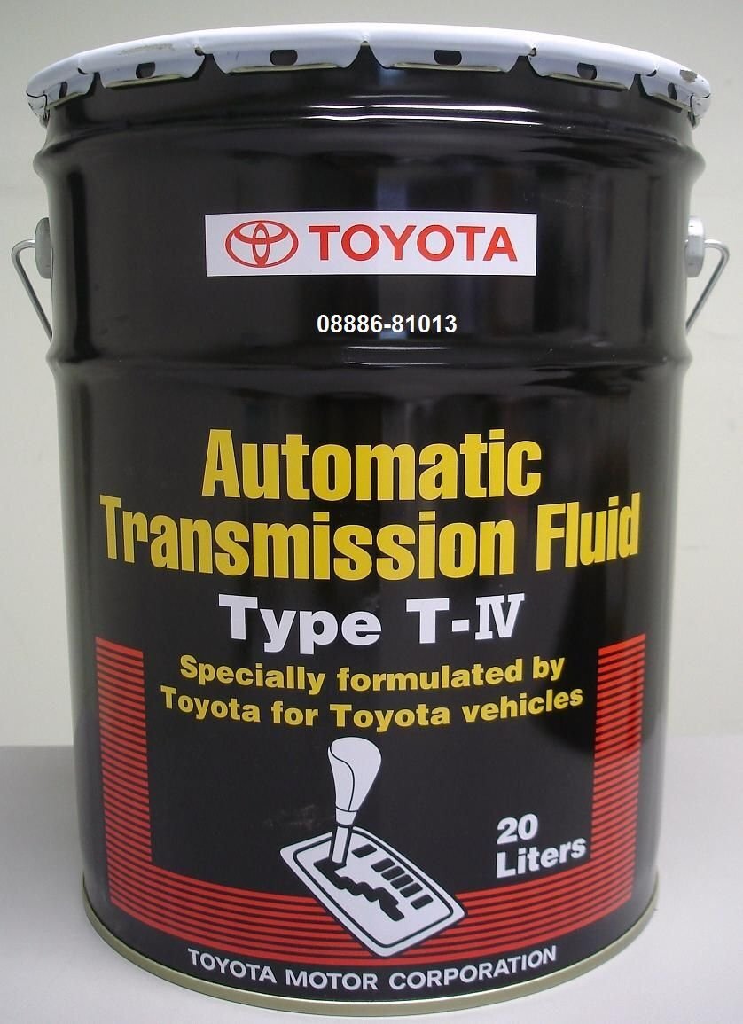 Характеристики TOYOTA ATF TYPE T4 Жидкость трансмиссионная АКПП (Япония ...
