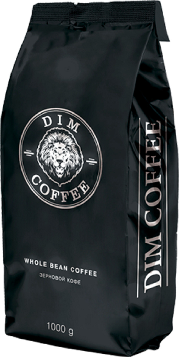 Кофе в зернах DIM COFFEE, арабика/робуста, средняя обжарка,1 кг ...