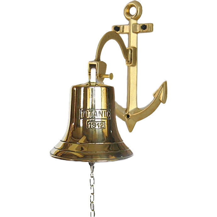 Корабельный колокол рында "Titanic 1912" (диаметр 14 см) — купить в ...