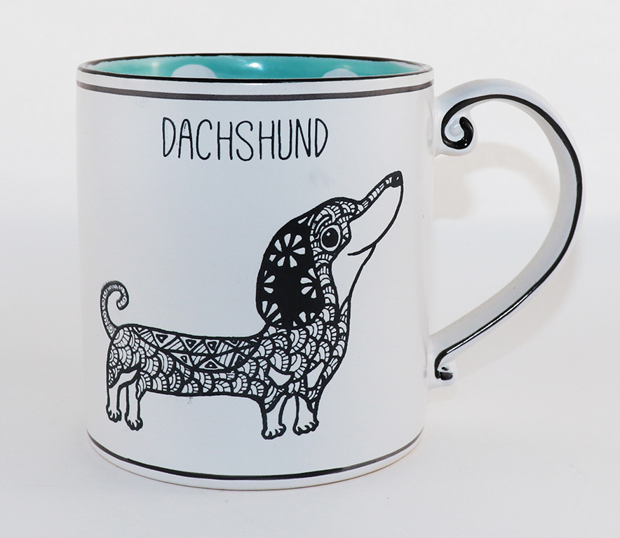 Кружка MIXOM "Dachshund", 600 мл, 1 шт - купить по доступным ценам в интернет-магазине OZON