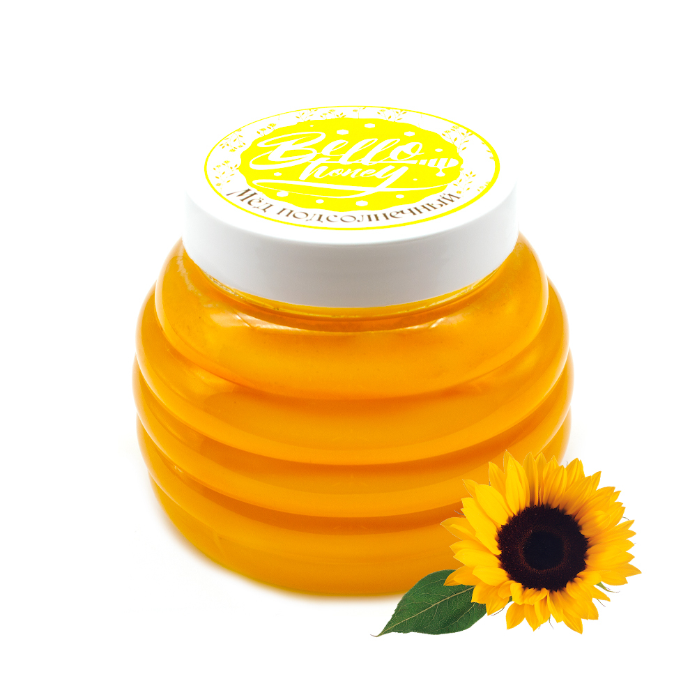 Мед подсолнечный 1000гр BelloHoney — купить в интернет-магазине OZON с ...