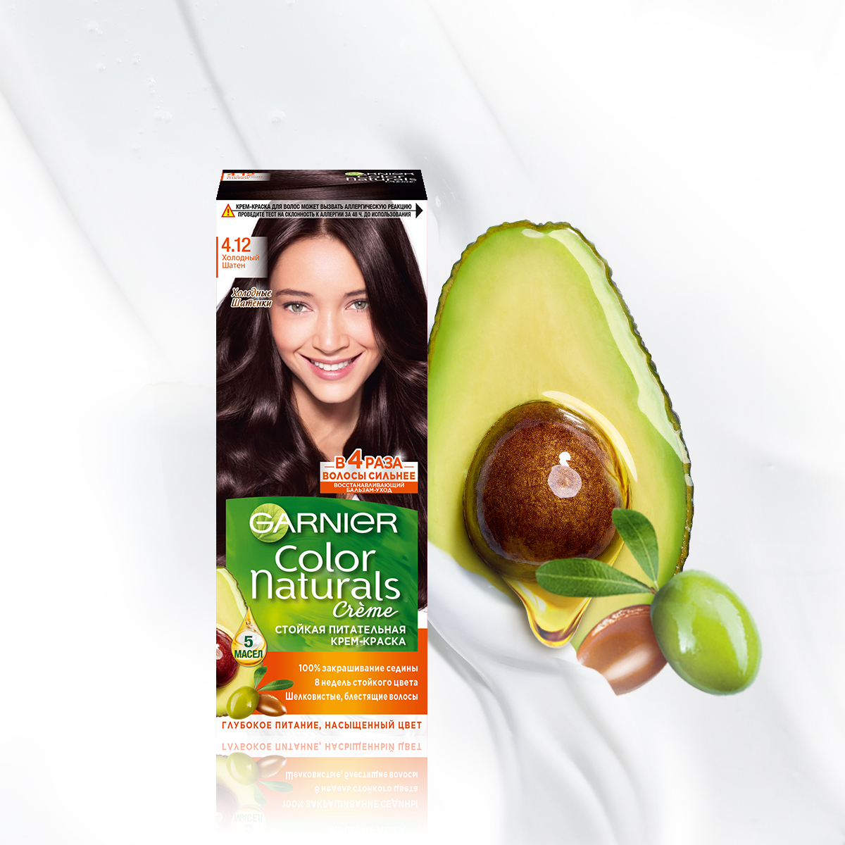 Характеристики Garnier Стойкая питательная крем-краска для волос Color ...
