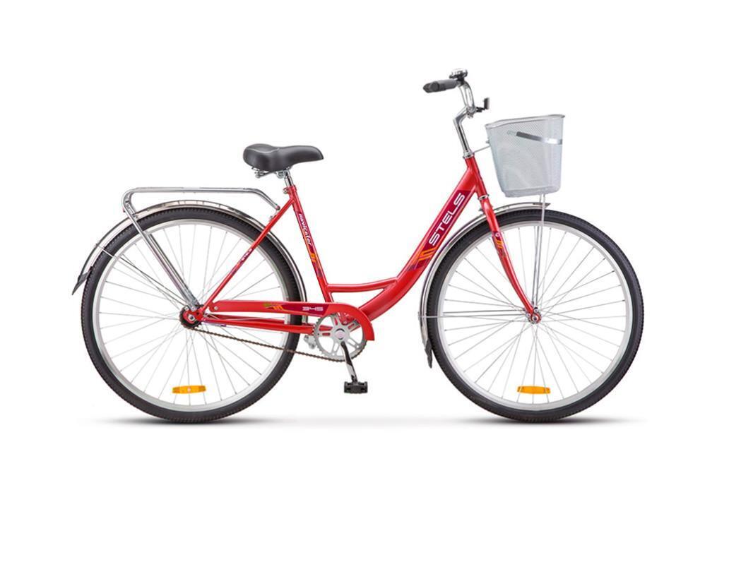 Велосипед Stels Navigator 28" 345 Z010/Z011 с корзиной LU085343 Красный ...