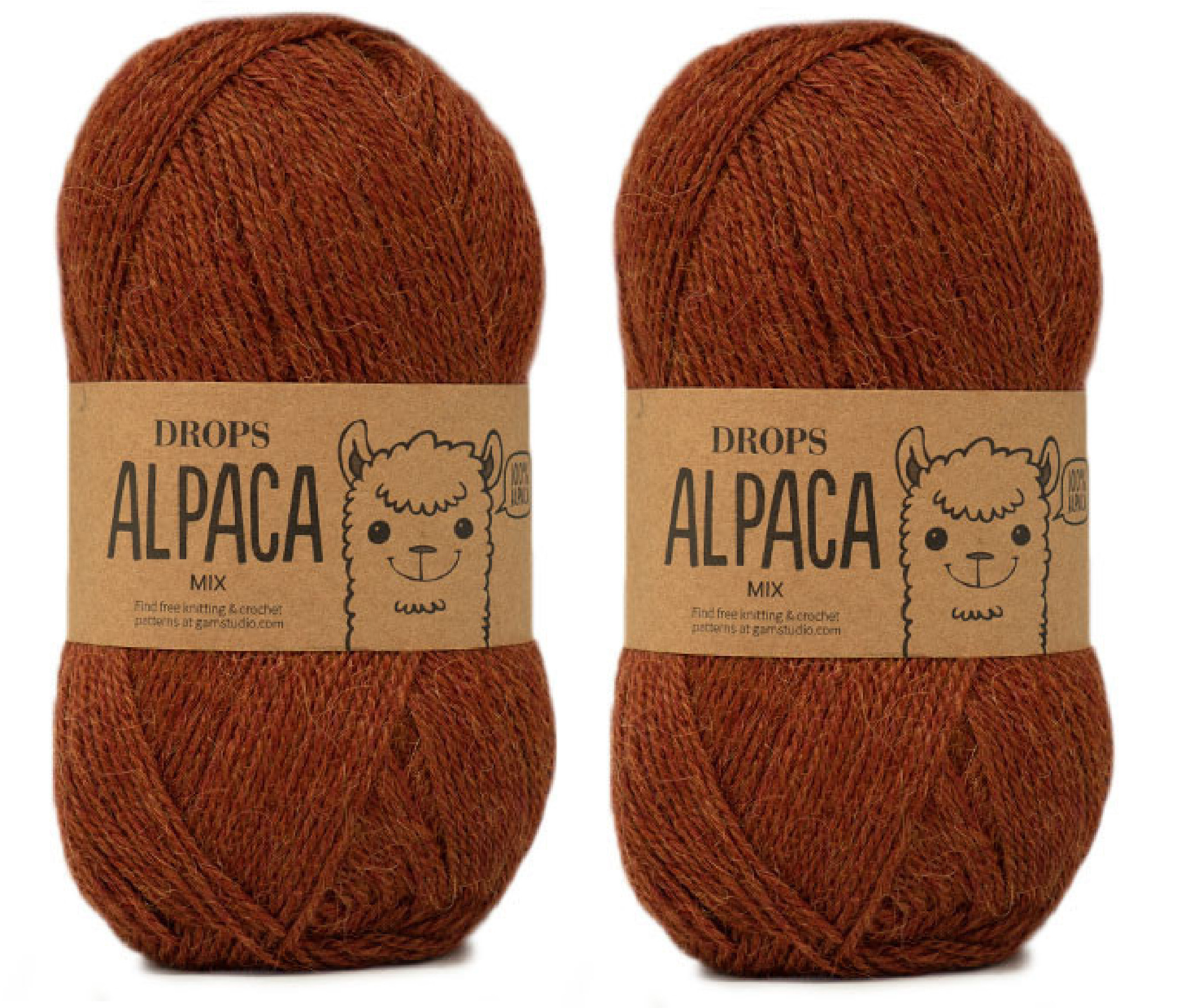 пряжа Drops Alpaca Mix (Дропс Альпака Микс), 2 мотка по 50 г, цвет 9025 ...