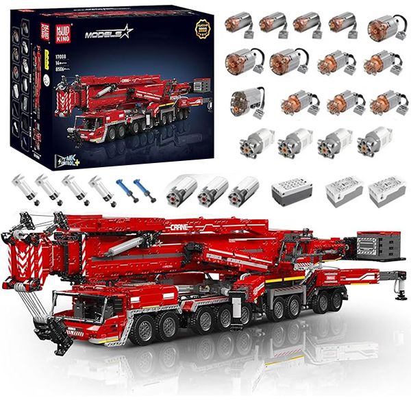 Конструктор Mould King 17008 Кран Ultimate Liebherr LTM 11200, 8506 ...