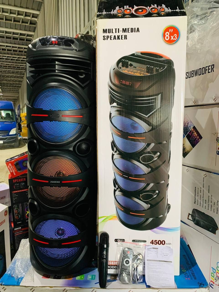 Беспроводная колонка ZQS8302 - купить по доступным ценам в интернет-магазине OZON (1152052939)