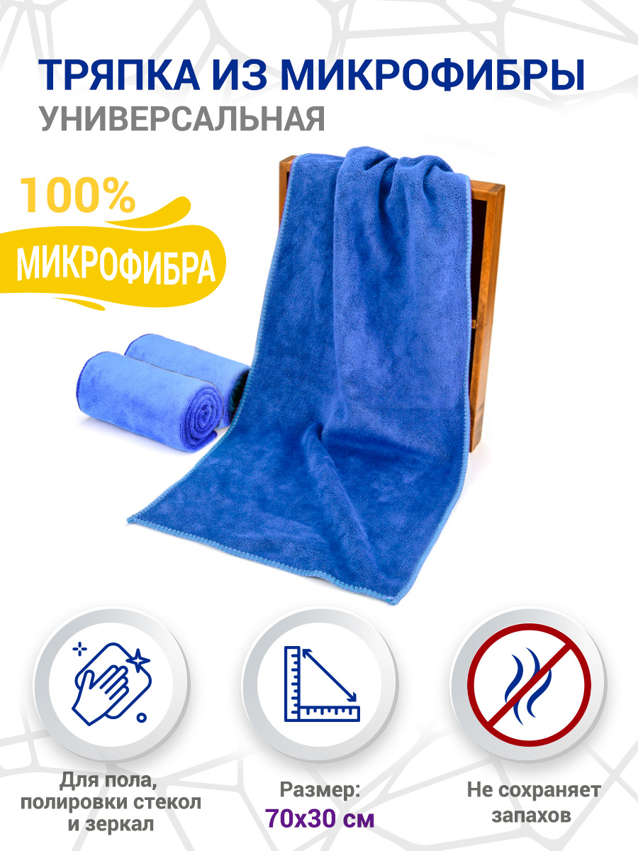 Тряпка EcoTime Для пола, Для стекол и зеркал по низкой цене с доставкой ...