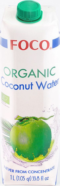 Foco "Кокосовая вода органическая/Organic coconut water", 1000мл из ...