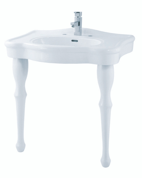 Раковина CREO CERAMIQUE ORLEANS (OR3300+OR3310)x81 см, белый купить по ...
