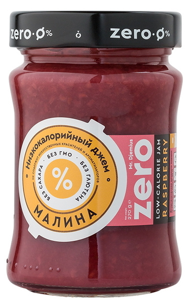 Низкокалорийный джем Mr.Djemius ZERO малина, 270 г - купить с доставкой по выгодным ценам в ...