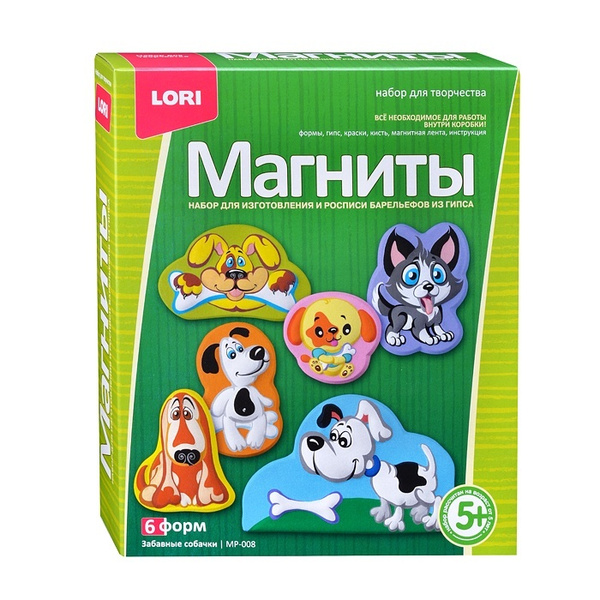 Фигурки на магнитах "Забавные собачки" LORI - купить с доставкой по ...