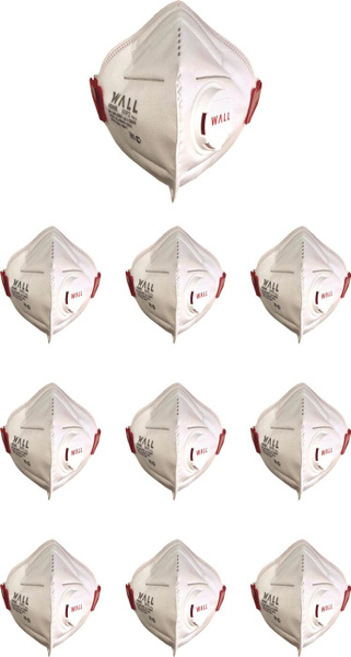 Wall Респиратор универсальный 99 HK, FFP3, размер Универсальный, 10 шт. - купить с доставкой по ...