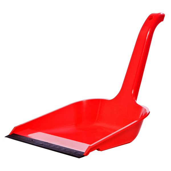 Совок для мусора OfficeClean, высокая ручка, с резиновой кромкой ...