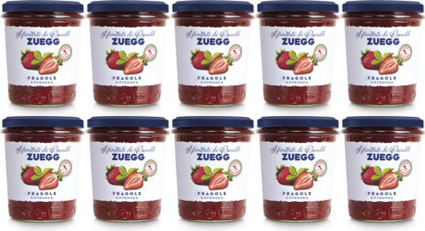 Конфитюр экстра Zuegg клубника 320 г, набор: 10 штук купить на OZON по ...