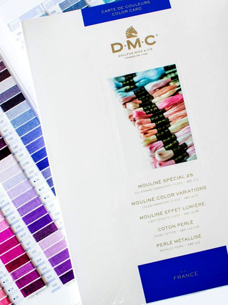 Карта цветов мулине DMC (500 цветов) W100B купить на OZON по низкой ...