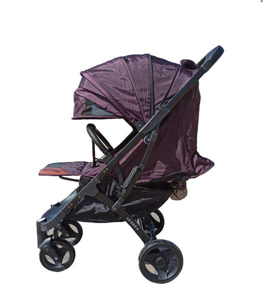 Прогулочная коляска YP KEKA Black PURPLE (Yoya Max Premium Set), полная ...