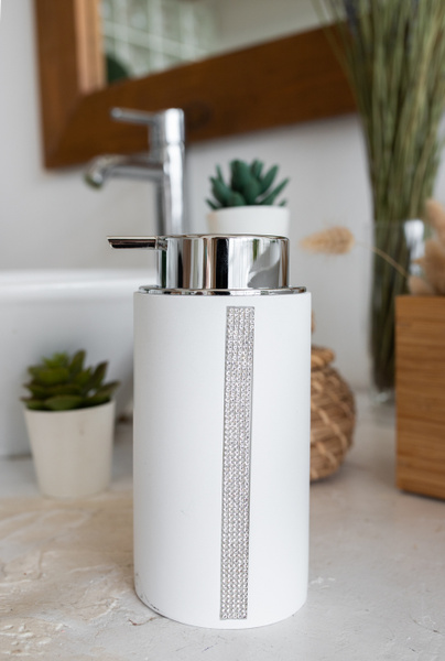 PROFFI HOME Дозатор для жидкого мыла, механический, "CRYSTALS" - купить в интернет-магазине OZON ...