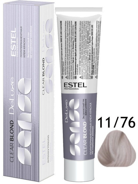 Estel Professional ESE 11/76 Крем-краска для волос SENSE DE LUXE CLEAR ...