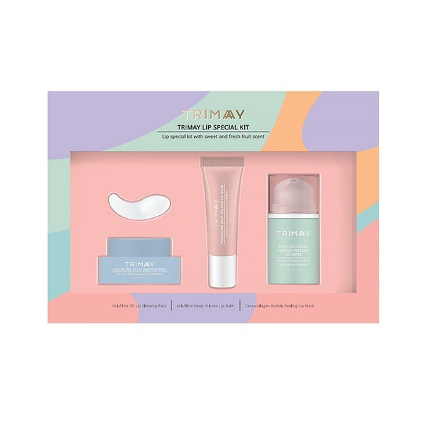 Trimay, 3-х ступенчатый набор средств для ухода за губами Lip Special KIT(10 мл+15 мл+15 мл ...