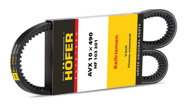 Ремень генератора 940 ВАЗ 2101-07 HOFER зубчатый - HOFER арт. HF 103 ...