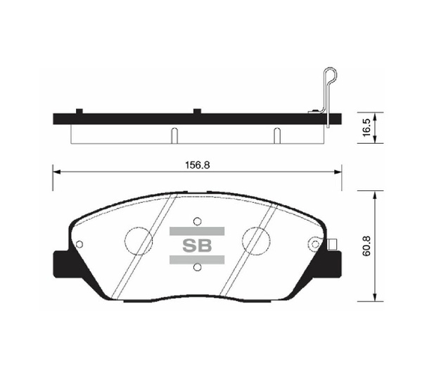 Sangsin Brake Колодки тормозные дисковые Передние, арт. SP1194 купить ...