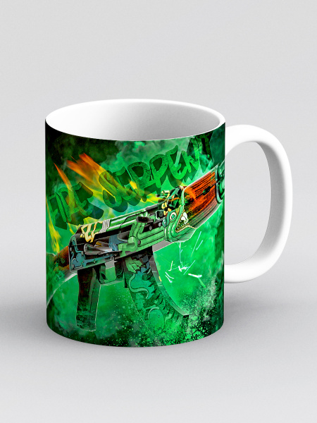 Характеристики Кружка "АК 47. Огненный змей. CS GO. Counter-Strike. КС ГО. Контр Страйк ...