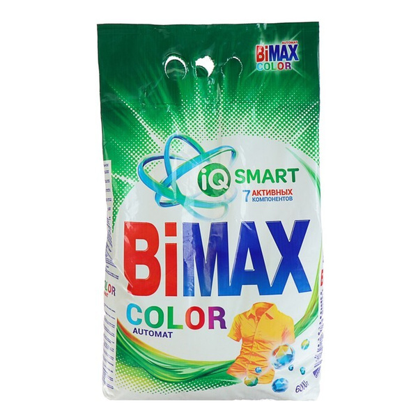 Стиральный порошок BiMax Color, автомат, 6 кг - купить с доставкой по выгодным ценам в интернет ...