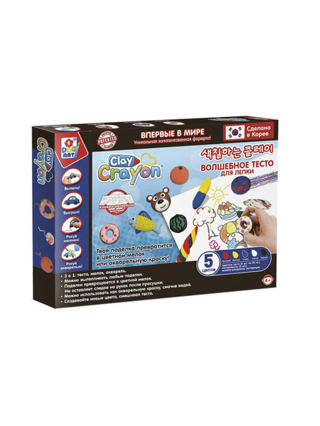 Набор для рисования Clay Crayon 5 мелков, цветов купить на OZON по ...