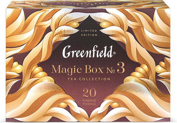 Чай в пирамидках черный Greenfield Magic Box №3, 20 шт - купить с ...