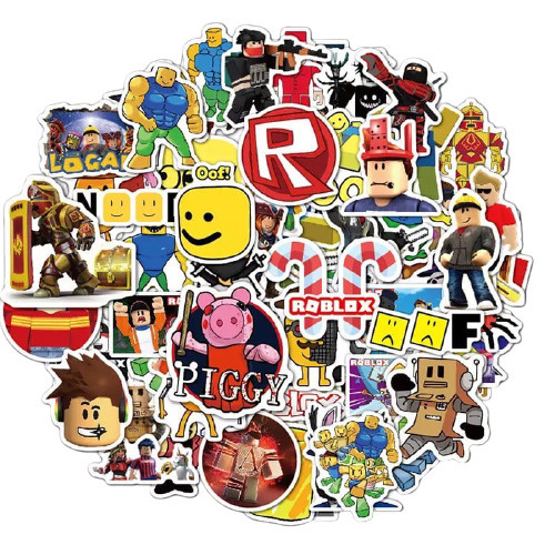 Набор наклеек для стикербомбинга/скрапбукинга Роблокс 100 шт. - купить ...