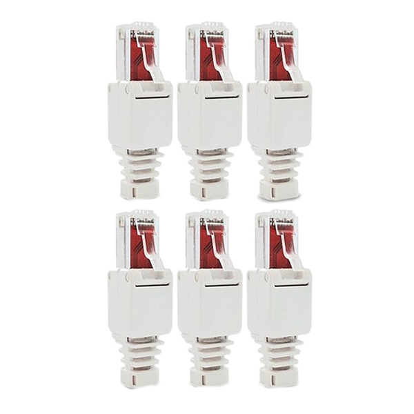 шт. Сетевые разъемы RJ45 CAT6 LAN UTP без инструментов, вилка кабеля ...