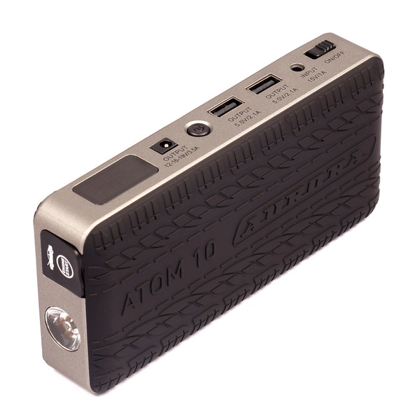 Пусковое устройство AURORA ATOM 10 9600 мА/ч - купить с доставкой по выгодным ценам в интернет ...