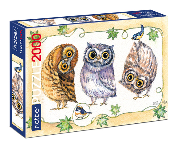 Пазлы Hatber Premium 2000 элементов А1ф 980х680мм Совята - купить с доставкой по выгодным ценам ...