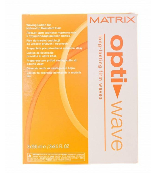 Matrix, Лосьон Opti Wave для завивки трудноподдающихся волос, 3 х 250 ...