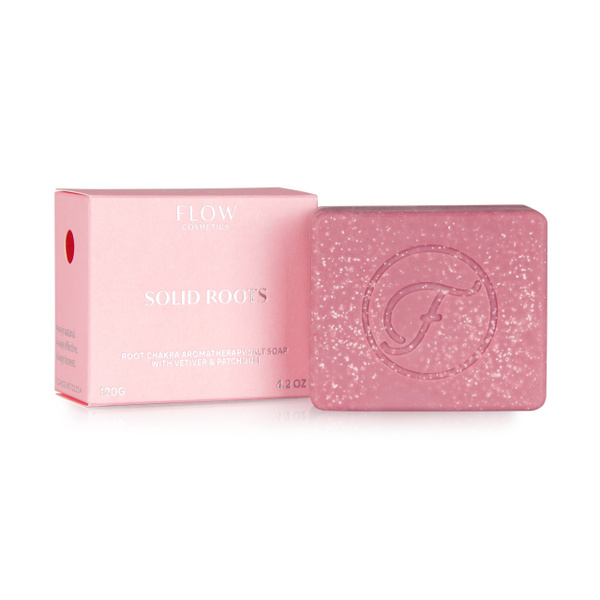 Твердое органическое ароматерапевтическое мыло FLOW Cosmetics SOLID ROOTS (Крепкие Корни) с ...
