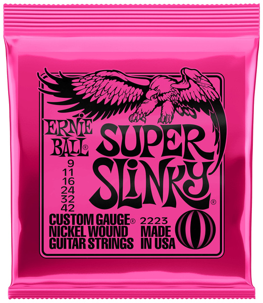 Струны для электрогитары Ernie Ball 2223 Super Slinky 9-42 купить на ...